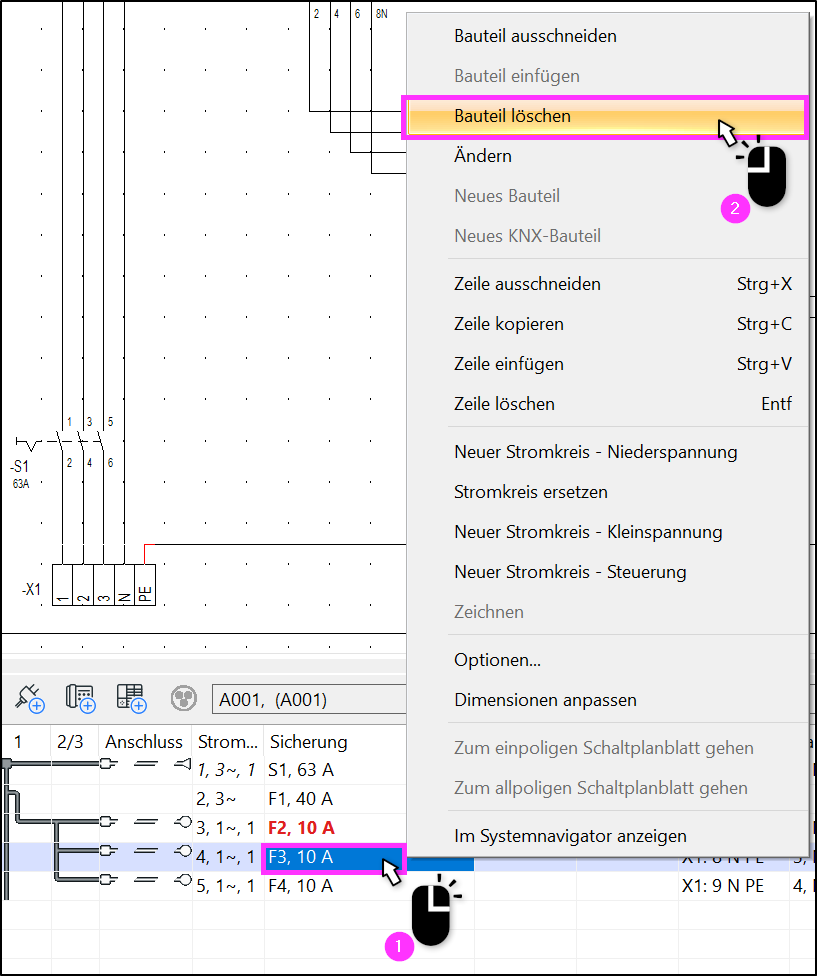Verteilerdokumentation - Hierarchie mit drei Niveaus, OHNE Verwendung von Referenzen – DDScad ...